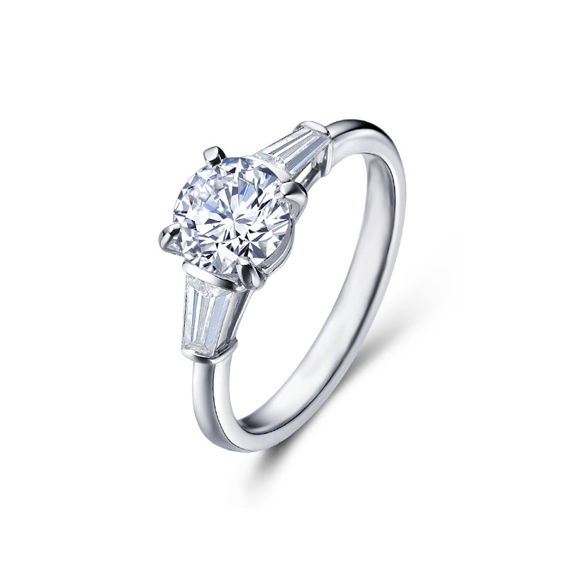 Tapered Side Stone – Carat 55